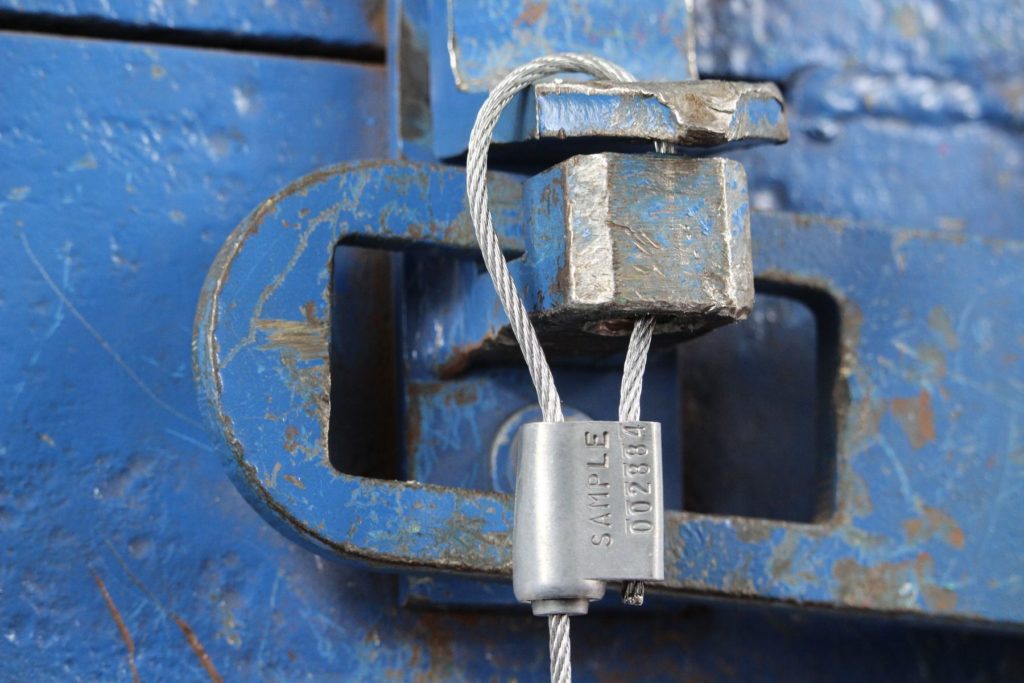 1 piece metal cable seal